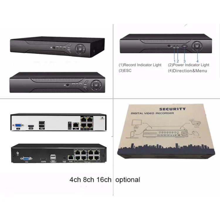 P2p Pnp Cloud Network H. 26 5 Firmware Standalone 4ch 8ch 16 Channel ...