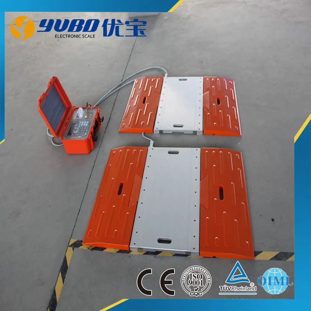 Portable Axle Weighing Pad Scales for Truck Weight - Custom Aluminum ...