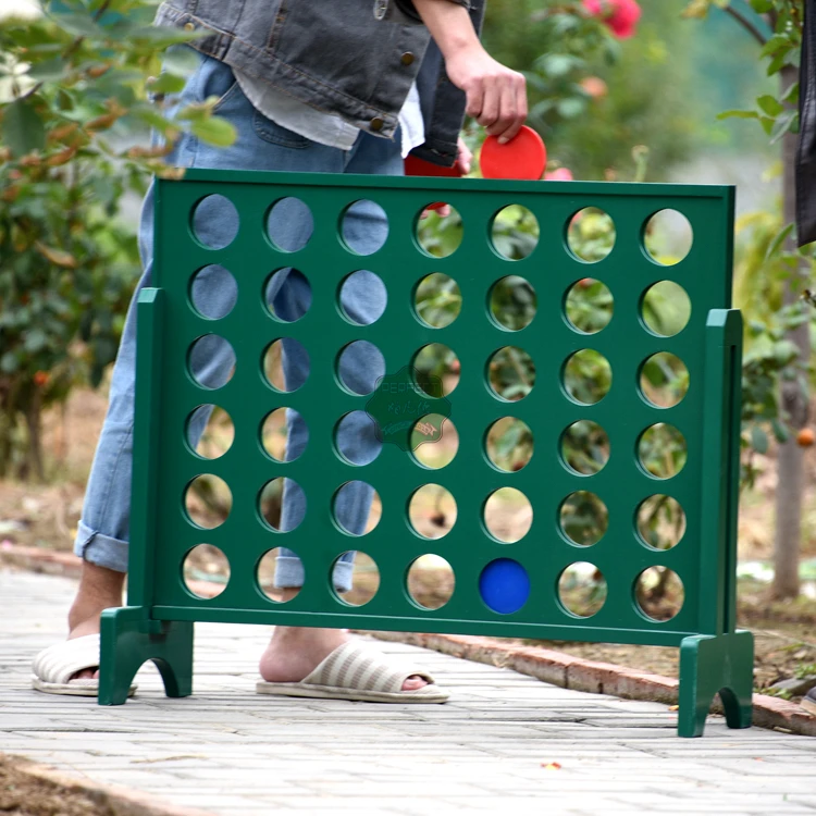 Perfect Green Giant Connect Four Game With 42 Plastic Chips - Buy ...