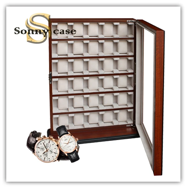 30 Slots Vertical Wooden Watch Storage Cabinet - Buy Wooden Watch ...