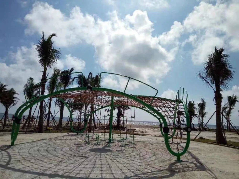KAIQI Children Outdoor Rope Net Crawl Training Playground
