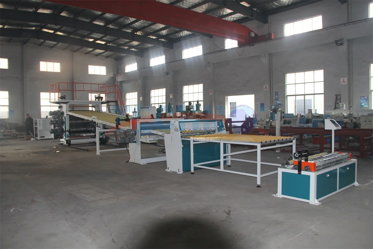 Pe Pp Ps Sheet Extrusion Production Line/single Screw Extruder Plastic ...