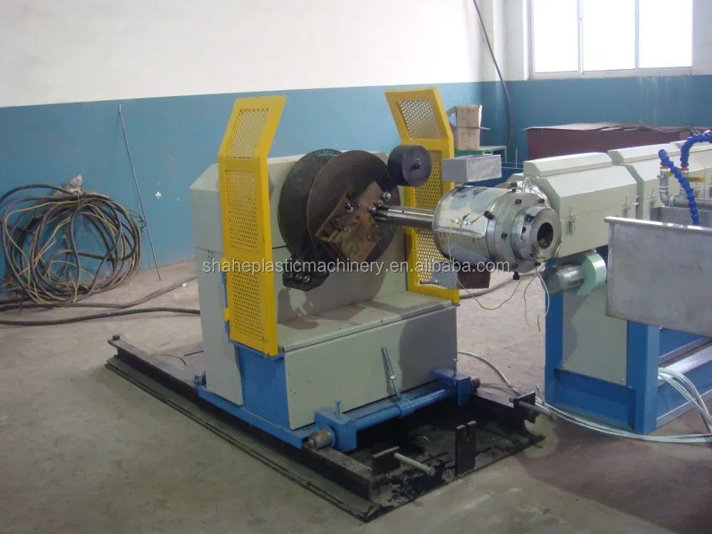 Plastic Machine Pvc Spiral Steel Wire Reinforced Hose Pipe Making ...