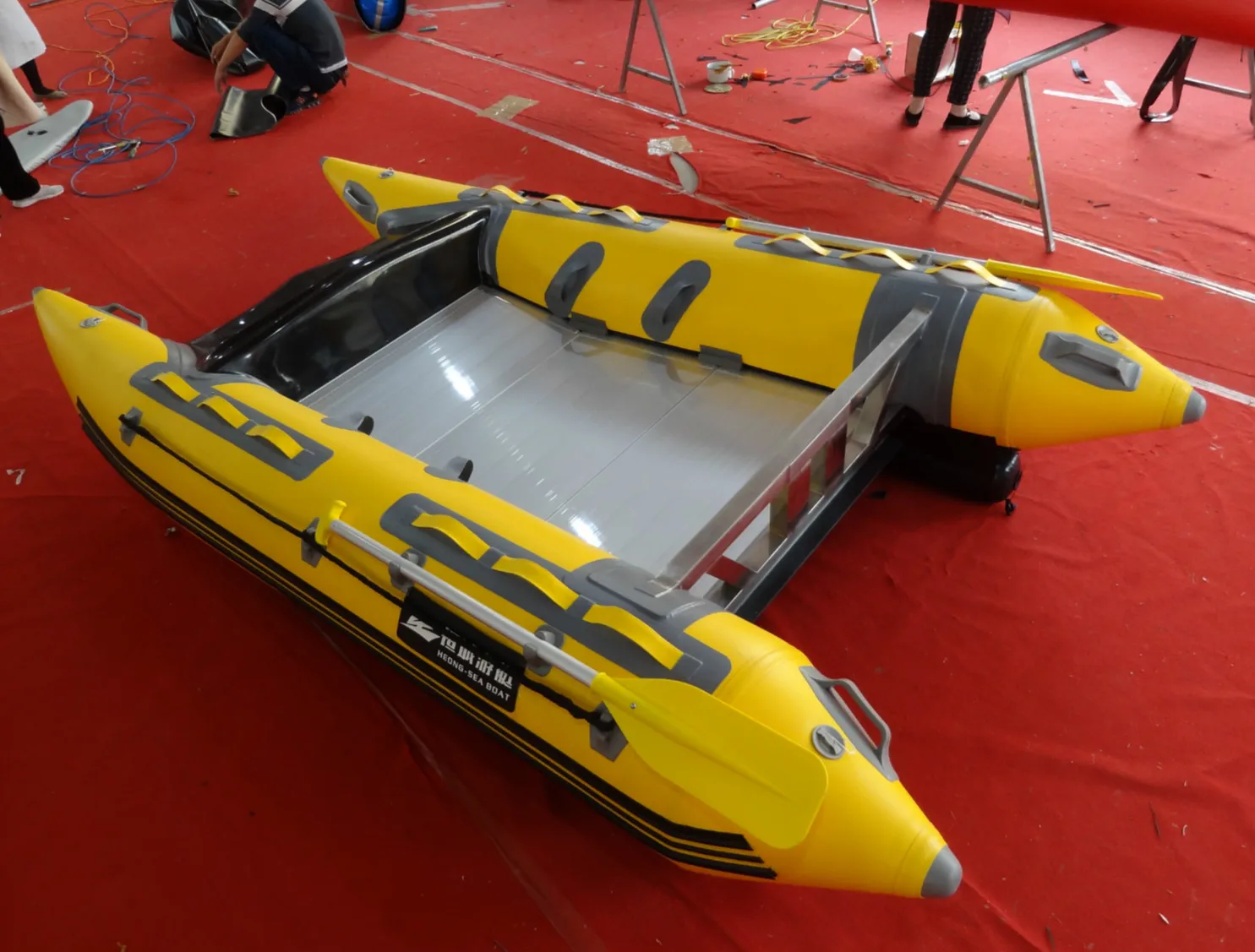 Ce High Speed Inflatable Catamaran Boat Thundercat Inflatable Boat For ...