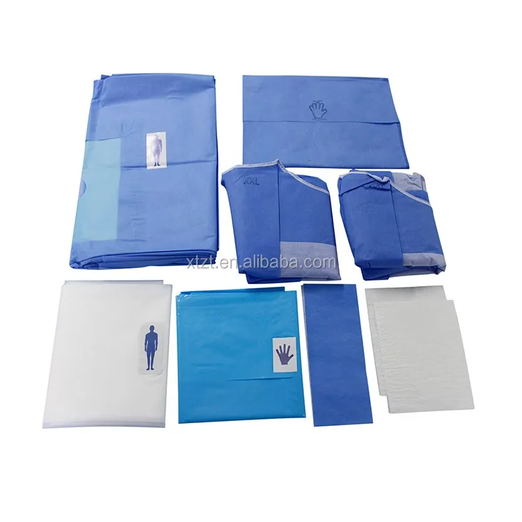 Single Use Disposable Sterile Surgical Knee Arthroscopy Drape Pack ...