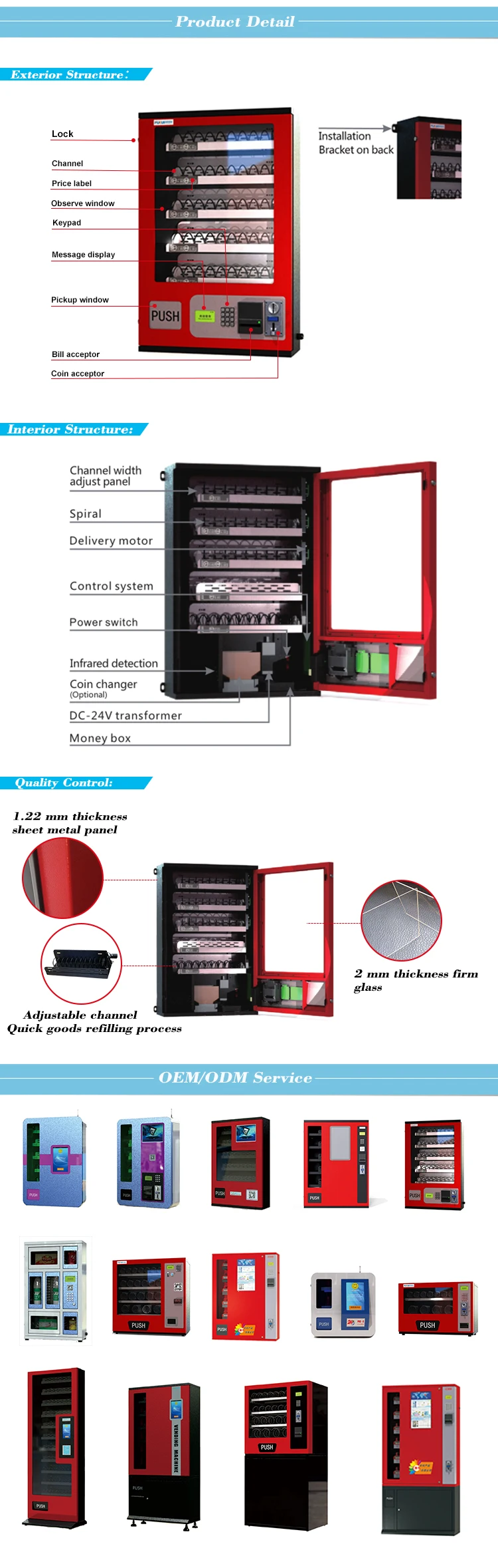 New Product Small Wall Mounted Coin Operated Pad Vending Machine ...