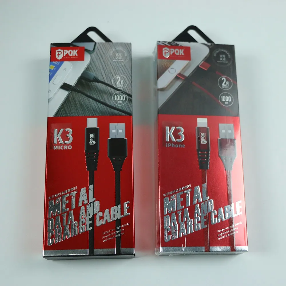 Custom Data Line Usb Cable Packaging Usb Cable Box Plastic Packaging ...