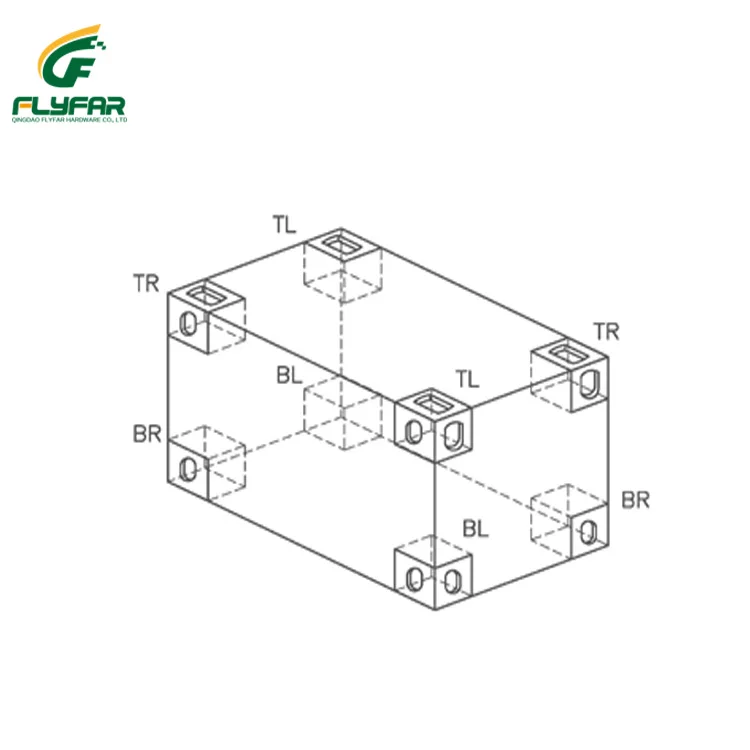 ISO 1161 Corner Casting for Containers Fittings - Durable Stainless Steel