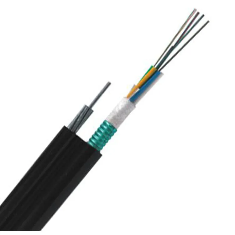 Outdoor Armoured Figure 8 Self Supporting Aerial Fiber Optic Cable ...