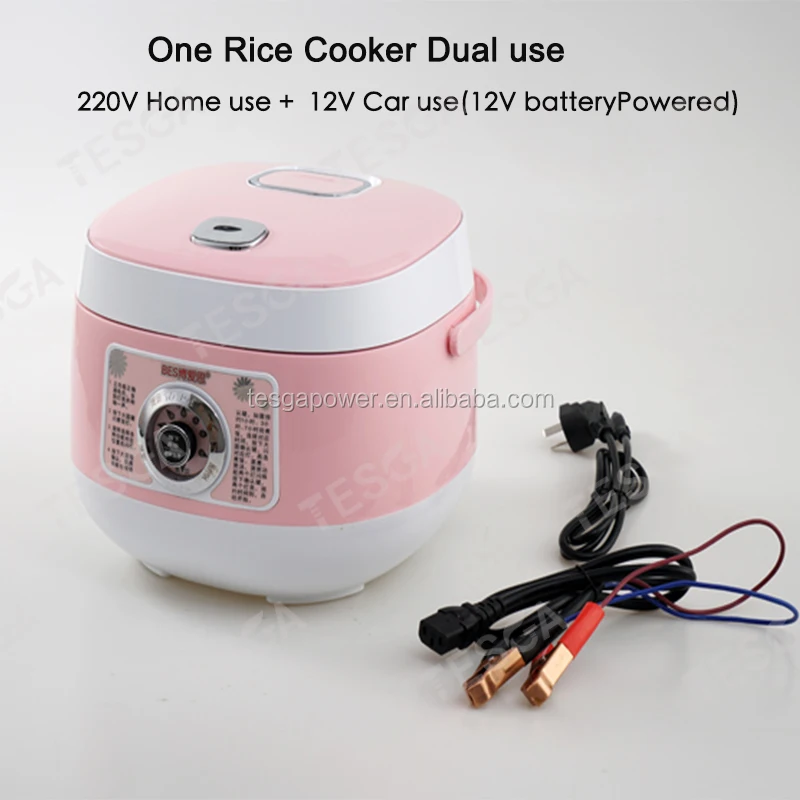 Intelligent CNC 12V/220V Rice Cooker 1.8L for Home & Car