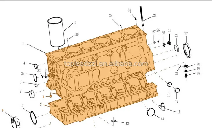 Us$899 For Original Cylinder Block,Ready Stock 100pcs! Howo,Sinotruk ...