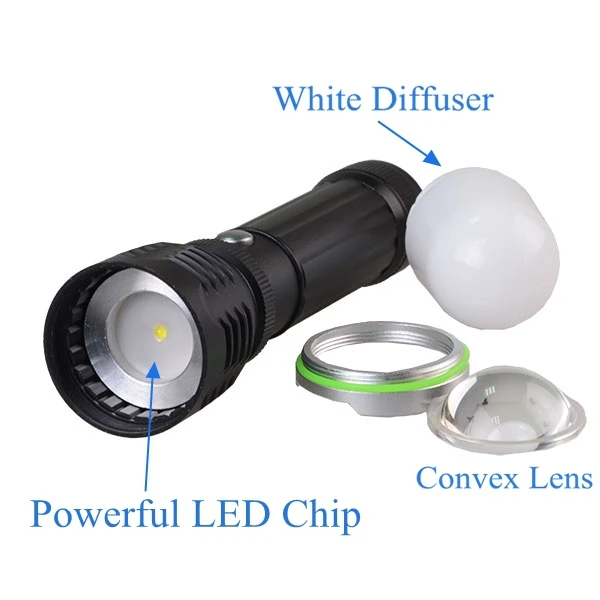Aluminum Emergency Rechargeable Magnetic Wall Mounted Flashlight - Buy ...