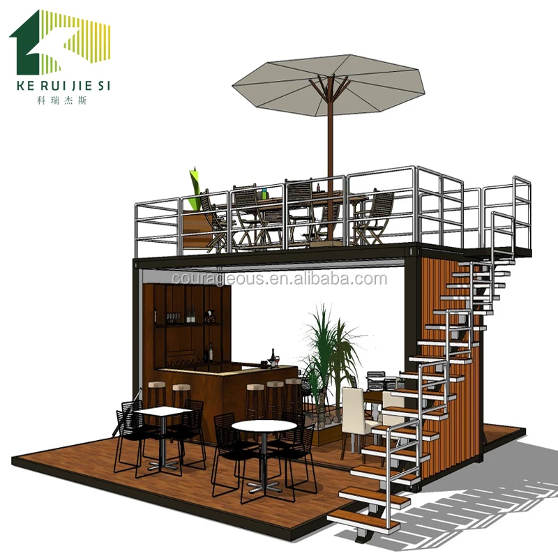 Moduler Homes - Customized 20ft Shipping Container Coffee Shop