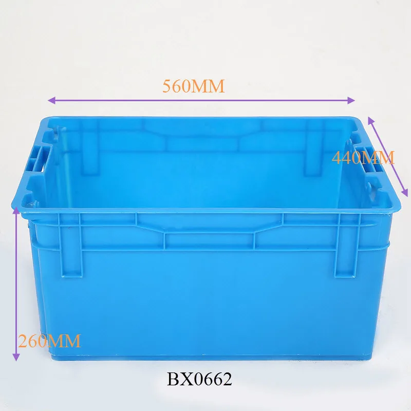Seafood Waterproof Crate 20kgs Loading Capacity Solid Plastic Fish ...