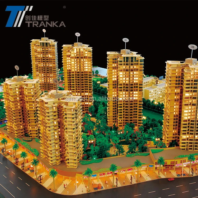 Miniature Diorama Miniature Building Model,Residential Model - Buy ...