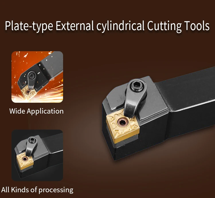 Cnc External Lathe Turning Tool Holders With Carbide Inserts Milling