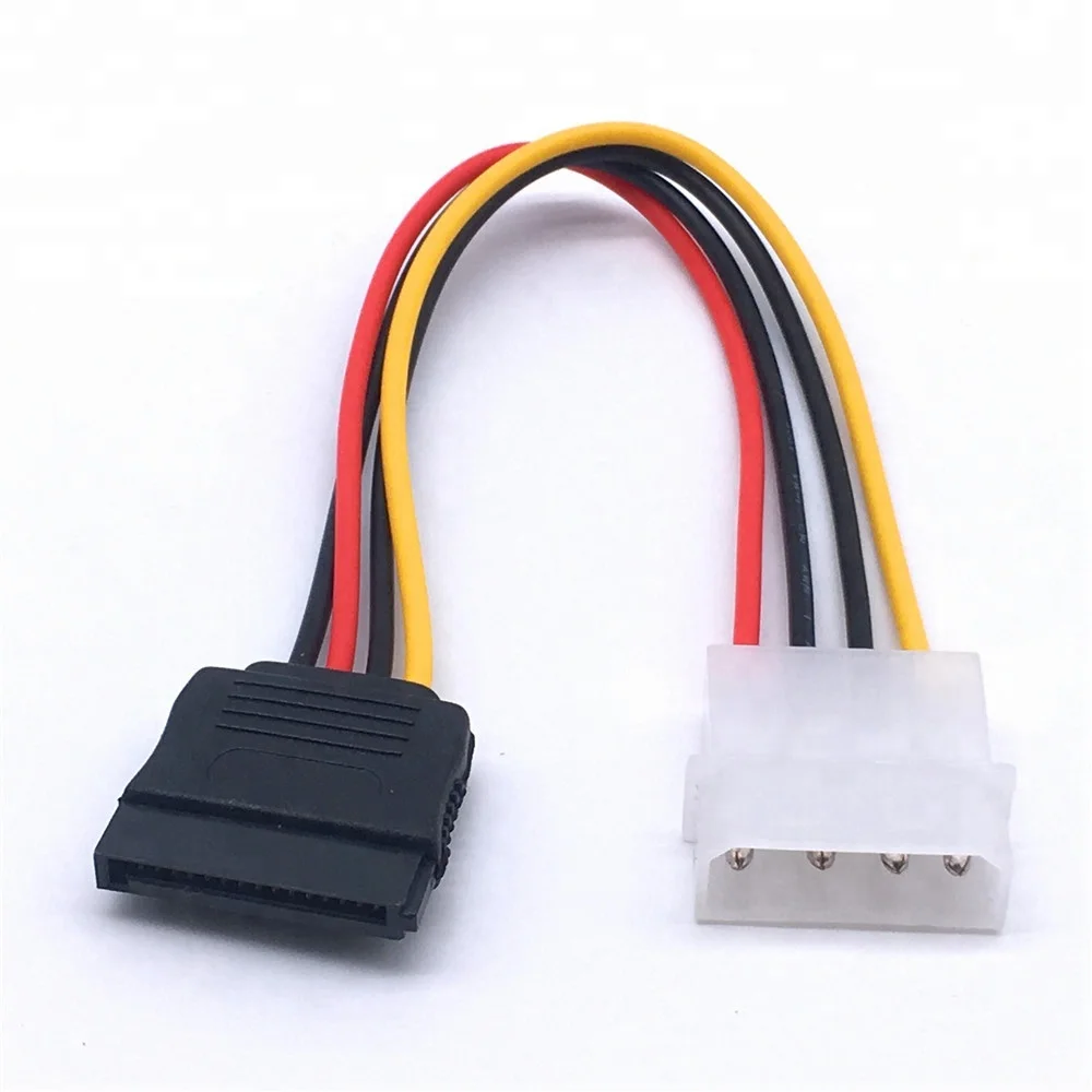 SATA 7pin+15pin to 7pin 4pin HDD Combo Cable - SATA2 SATA3