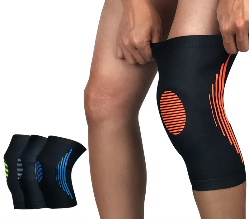 Power Lifting Knee Brace Professional Compression Elastic Knee Sleeve ...