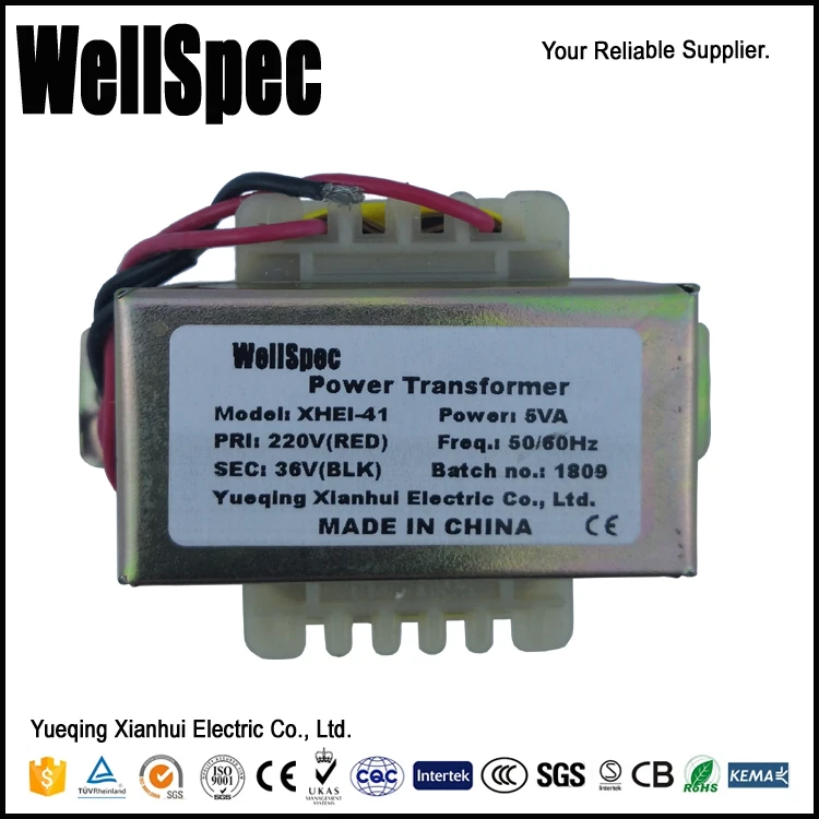 Power Transformer - Ten Pao EI Transformer, Customized 120/208/240V & 0 ...