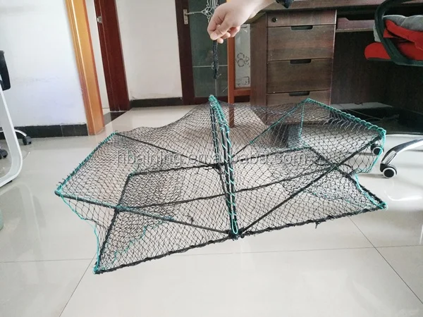 Square Fishing Folding Crab Traps - Durable & Efficient