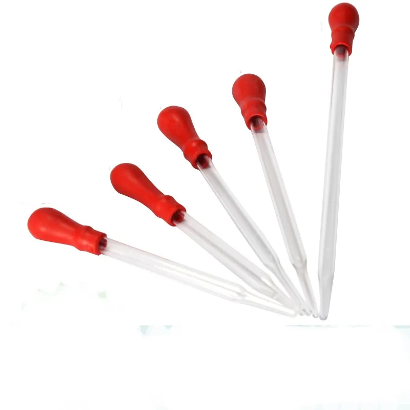 Lab Thick Glass Graduated Dropper Pipettes With Rubber Caps - Buy ...