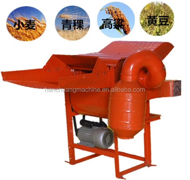 Small Farm Grain Thresher Machine / Wheat Rice Thresher / Grain Sheller ...
