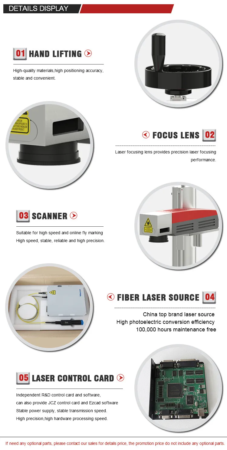 Graphics 2d Data Matrix Qr Codes Barcodes Fiber Laser Marking Engraving Machine For Metal
