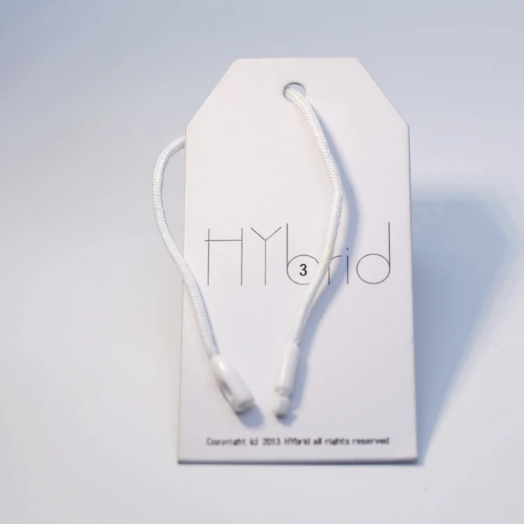 Custom Hang Tag String Bullet Seal Lock With Color Wax Cotton Cord ...