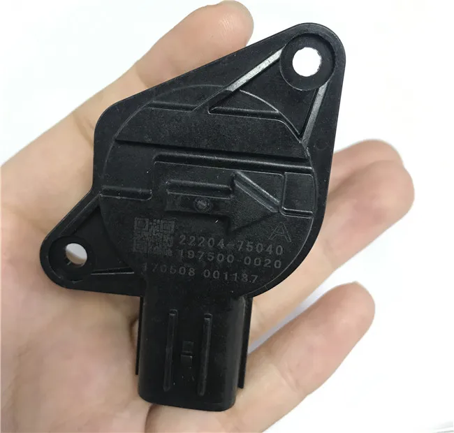 Baixinde Maf Sensor Mass Air Flow Meter 22204-75040 2220475040 Black ...