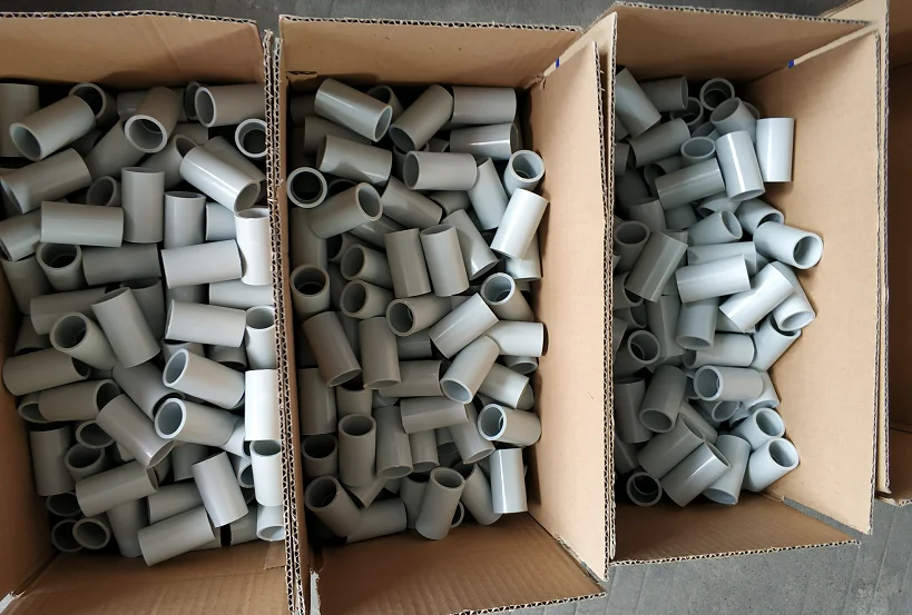 AS/NZS 2053 20mm Grey Solid PVC Coupling Conduit Fitting With OEM Factory Direct Shipping ...