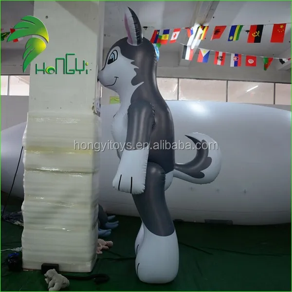 Hongyi Inflatable Gray Husky Suit Double Layer Pvc Inflatable Walking ...