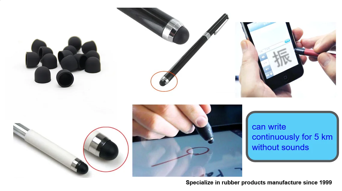 Custom Moulding of Black Conductive Silicone Rubber Tips