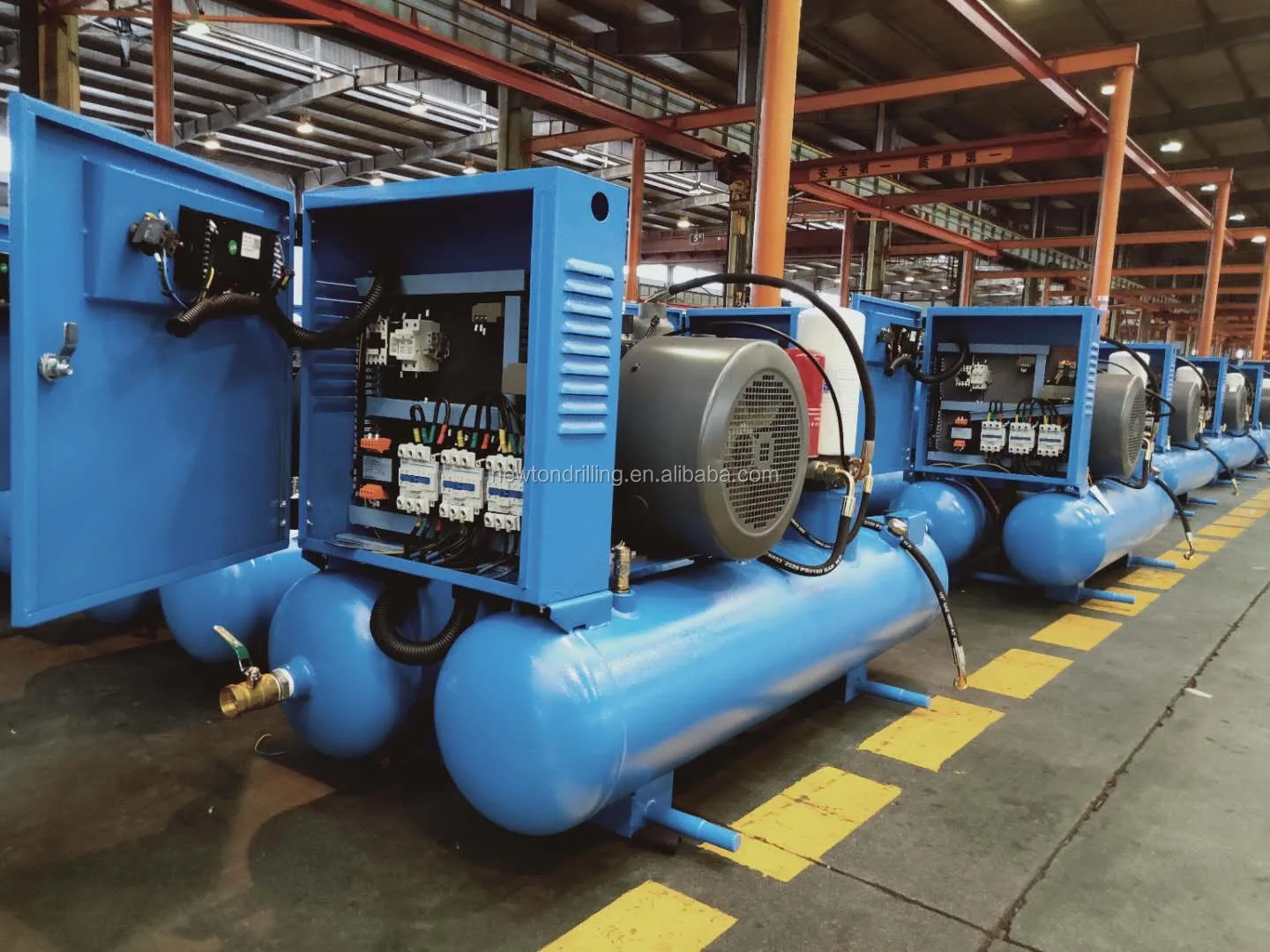 22kw 8bar 3.5m3/min Portable Electric Screw Air Compressor