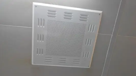 Cleanroom Ceiling Mounted Terminal Filter Diffuser Hepa Box