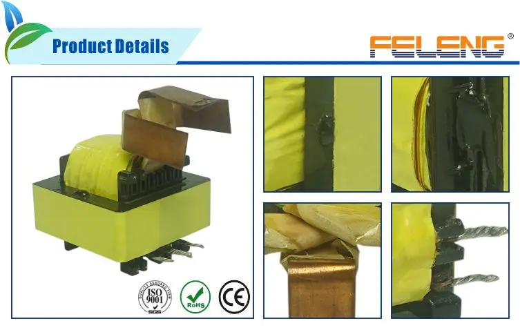 Ee55 Ferrite Core High Voltage Smps High Frequency Transformer - Buy ...