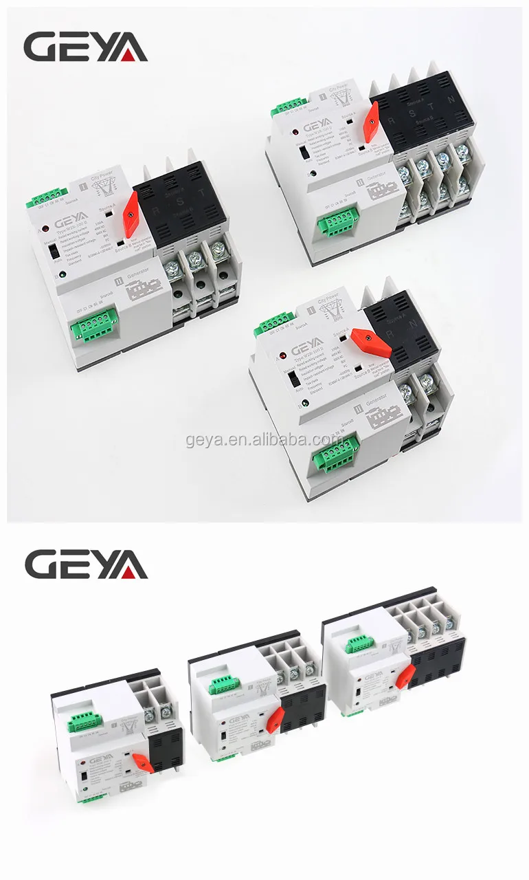 GEYA W2R ATS 100 Automatic Transfer Switch Controller ATS Mini with CE ...