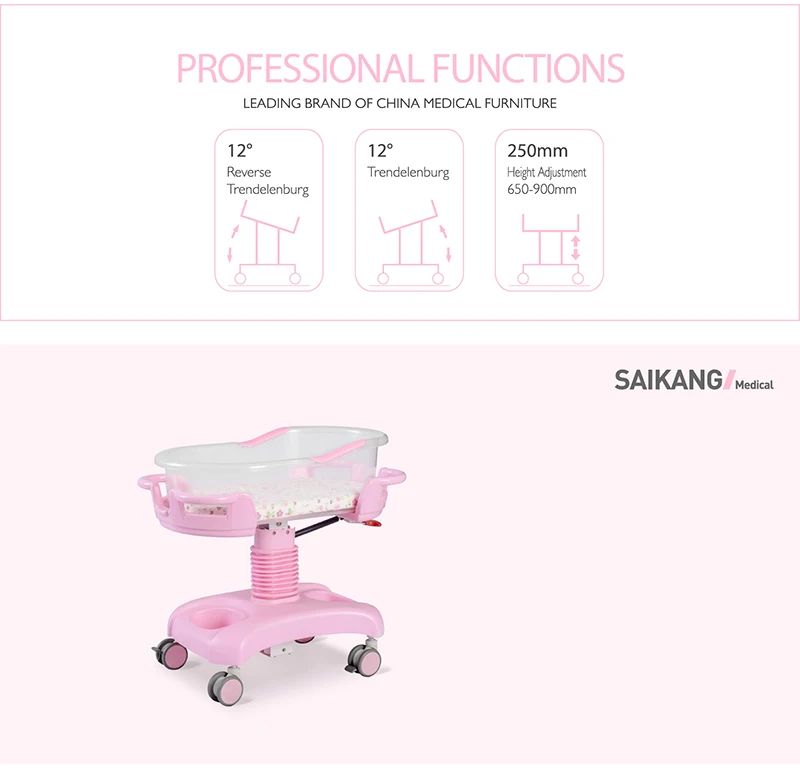 X01-1 Hydraulic Multifunction ICU Pediatric Bed for Newborns ABS ...