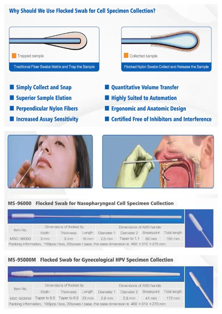 Wholesale Customized Vaginal Swab Collection HPV Testing Kit for ...