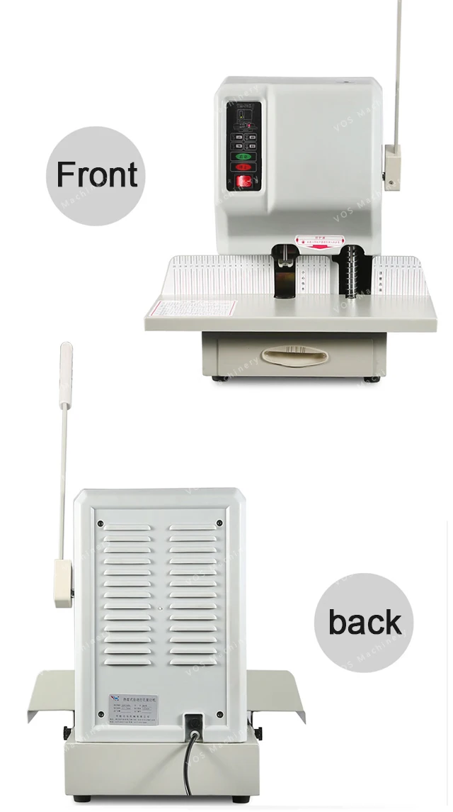 Office Equipment Semi-automatic Touch Financial Voucher Binding Machine ...