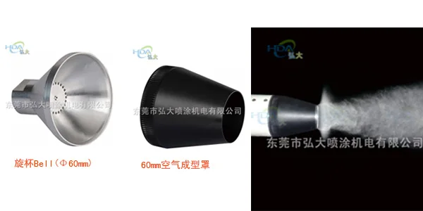 Hda Rotary Bell Automatic Electrostatic Liquid Paint Spray Robot Arm ...