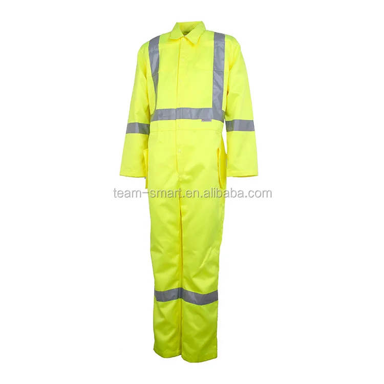 Custom One Piece Lime Green Reflective Work Uniforms - Buy Reflective ...