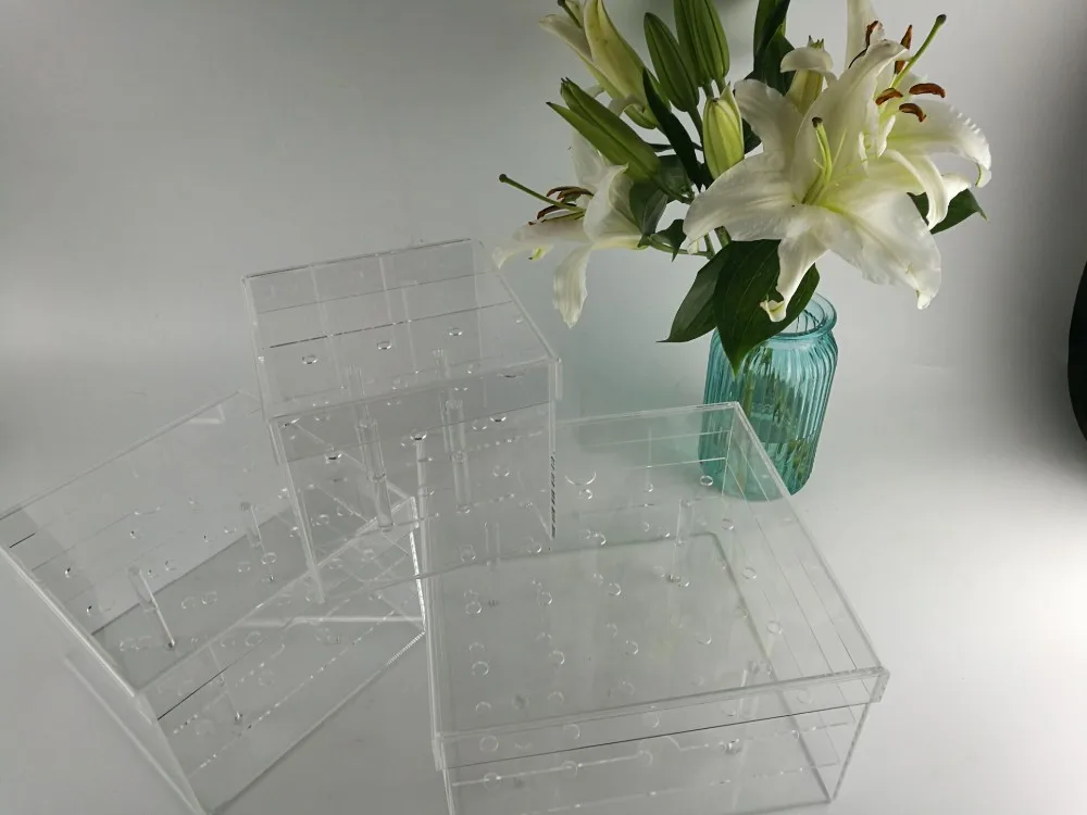 Factory Direct Supply Of Clear Acrylic Box,Acrylic Flower Box With Lid ...