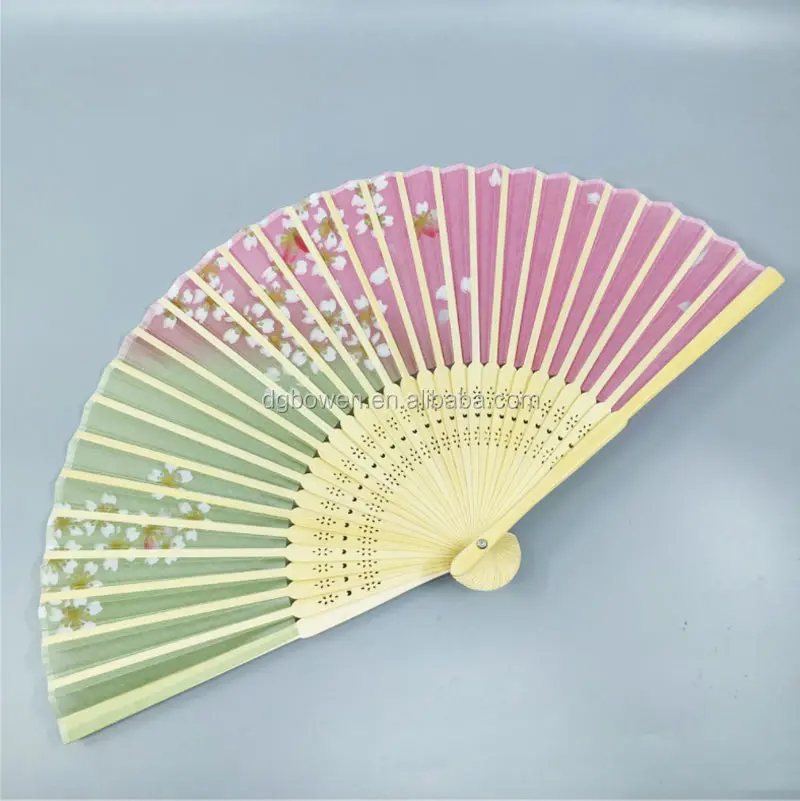 Raw Silk Fan Handicrafts Chinese Style Ladies Wind Craft Fan Cherry Fan ...
