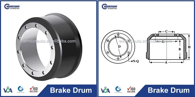 For Mb Truck Front Drum Brake 6244210201 6584210001 - Buy Front Drum ...