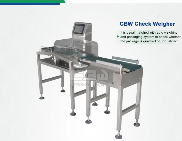 Auto Check Weigher Food Package Conveyor Checkweigher Online Checkweigher - Buy Auto Check ...