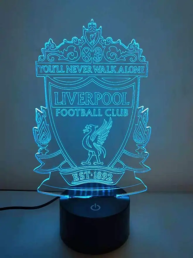 Liverpool Fc Football Club 3d Optical Illusion Led Lamps Night Light ...