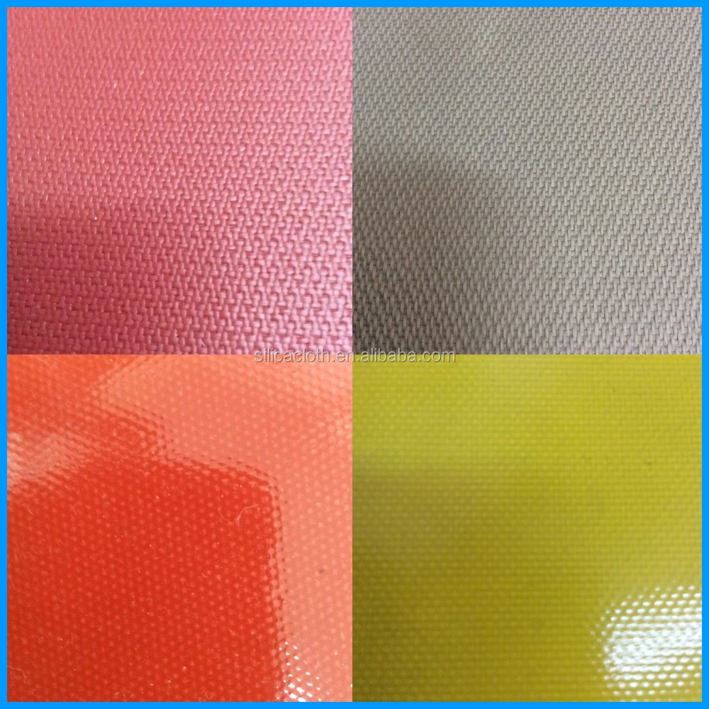 Heat Resistant High Silicone Coated Fiberglass Cloth Fabric Fiberglass ...