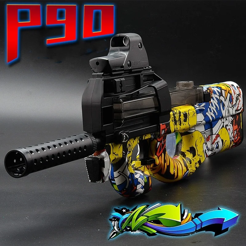Electric Gel Blaster Gun Shooting Toy Boy Gifts Plastic Sniper Rifle ...