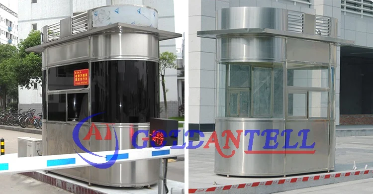 Stainless Steel Smoking Kiosk - Secure & Durable Design