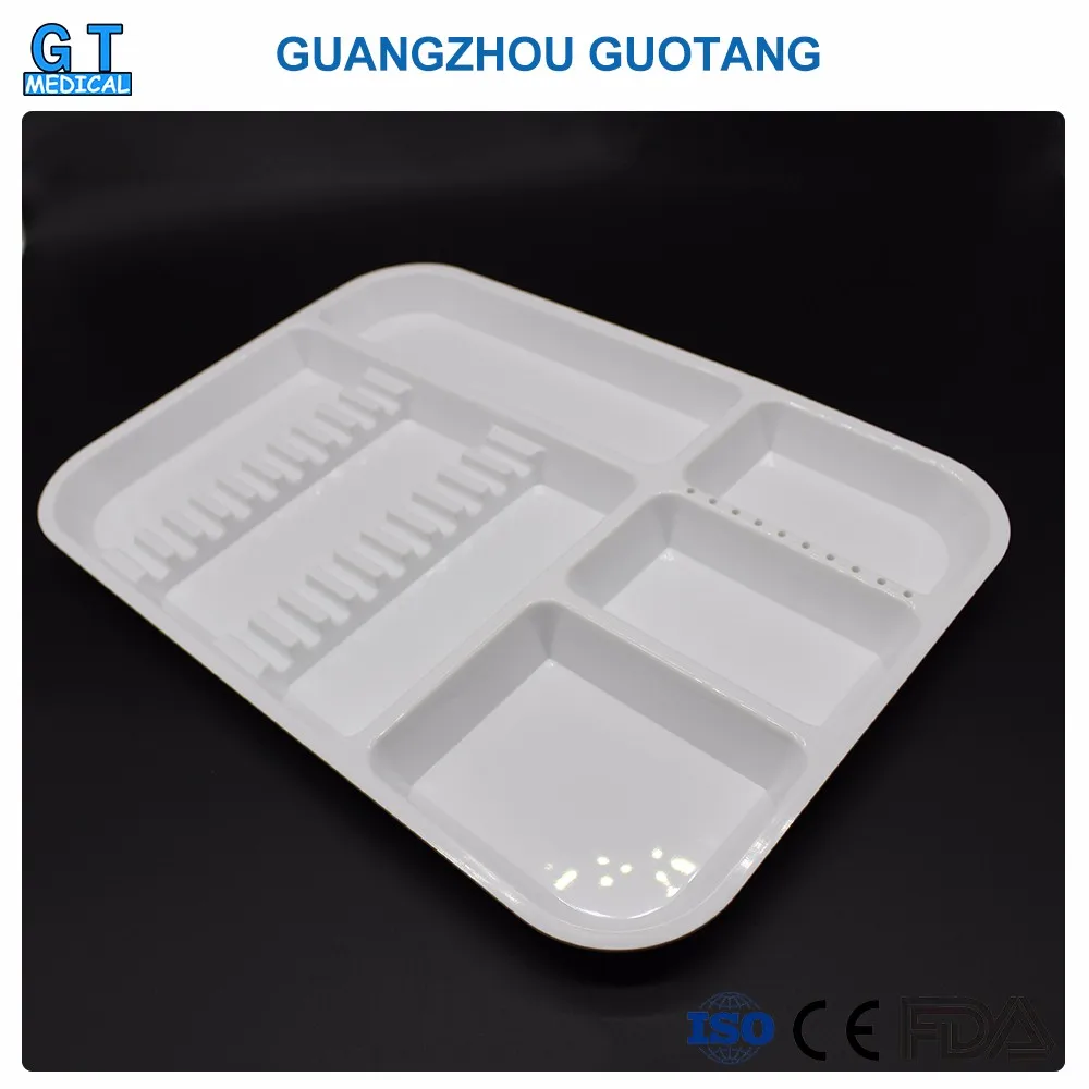 Autoclavable Dental Divided Instrument Plastic Tray